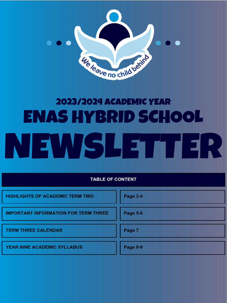 Term 3 Newsletter For Year 9 20232024 | PDF