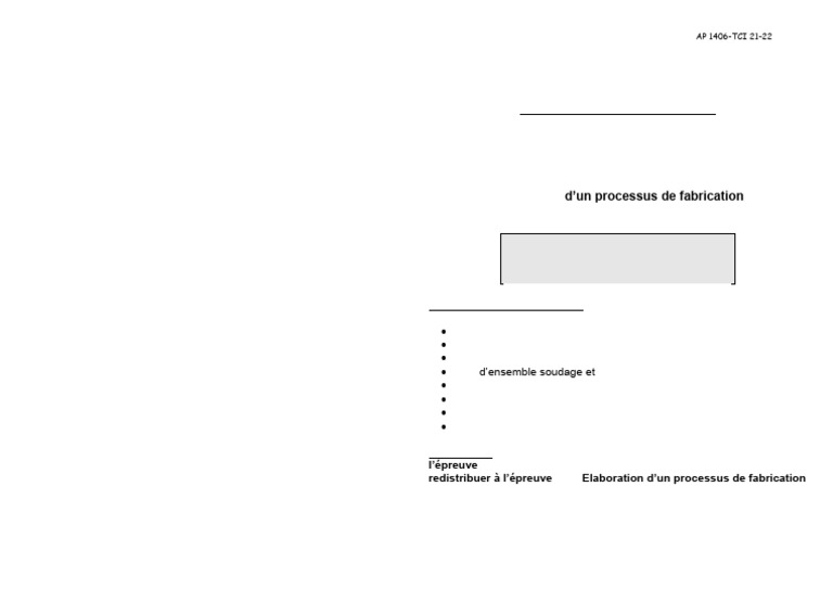 Page de Garde Dossier Technique Bac E21 E22 | PDF