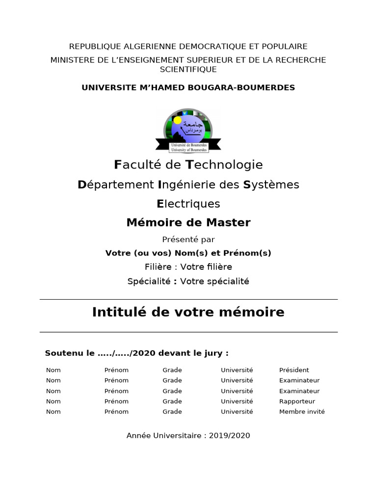 Mémoire Master ISE | PDF