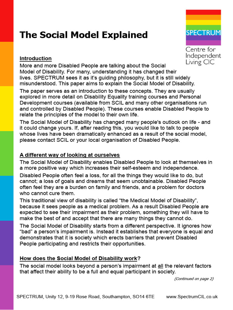 Social-Model-2013 | PDF