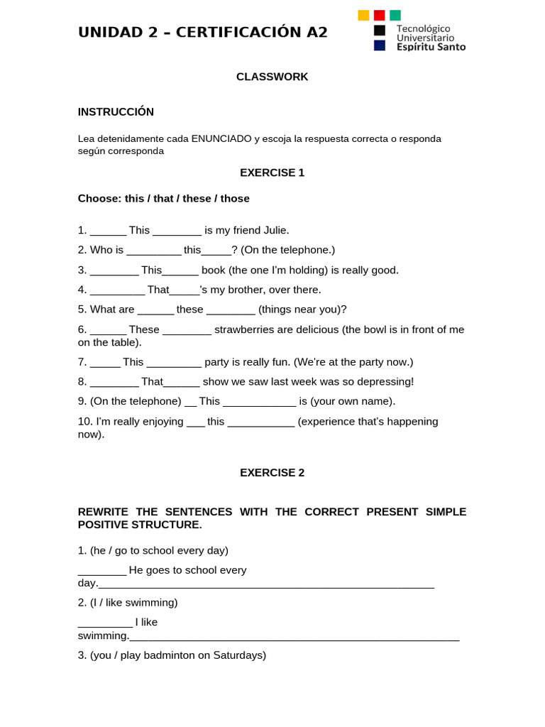 Recurso Complementario 2 INGLES | PDF