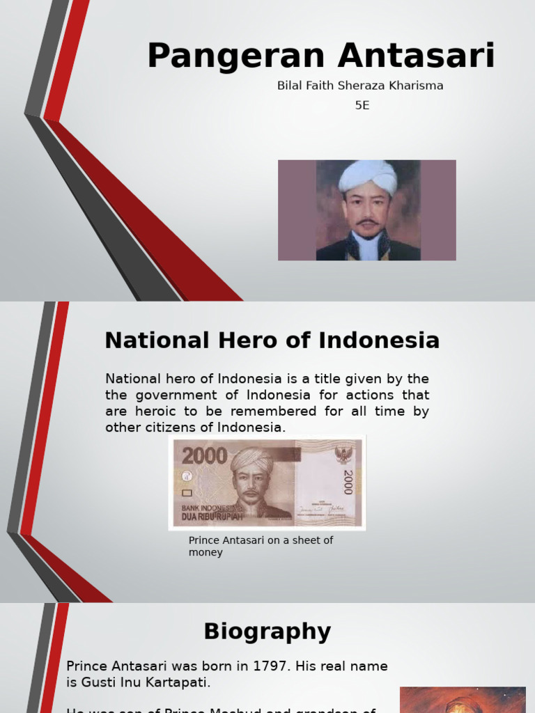 Pangeran Antasari: Banjar War Hero | PDF | Indonesia