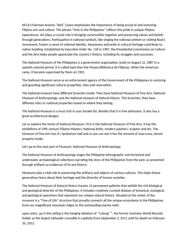 NCCA Chairman a-WPS Office | PDF