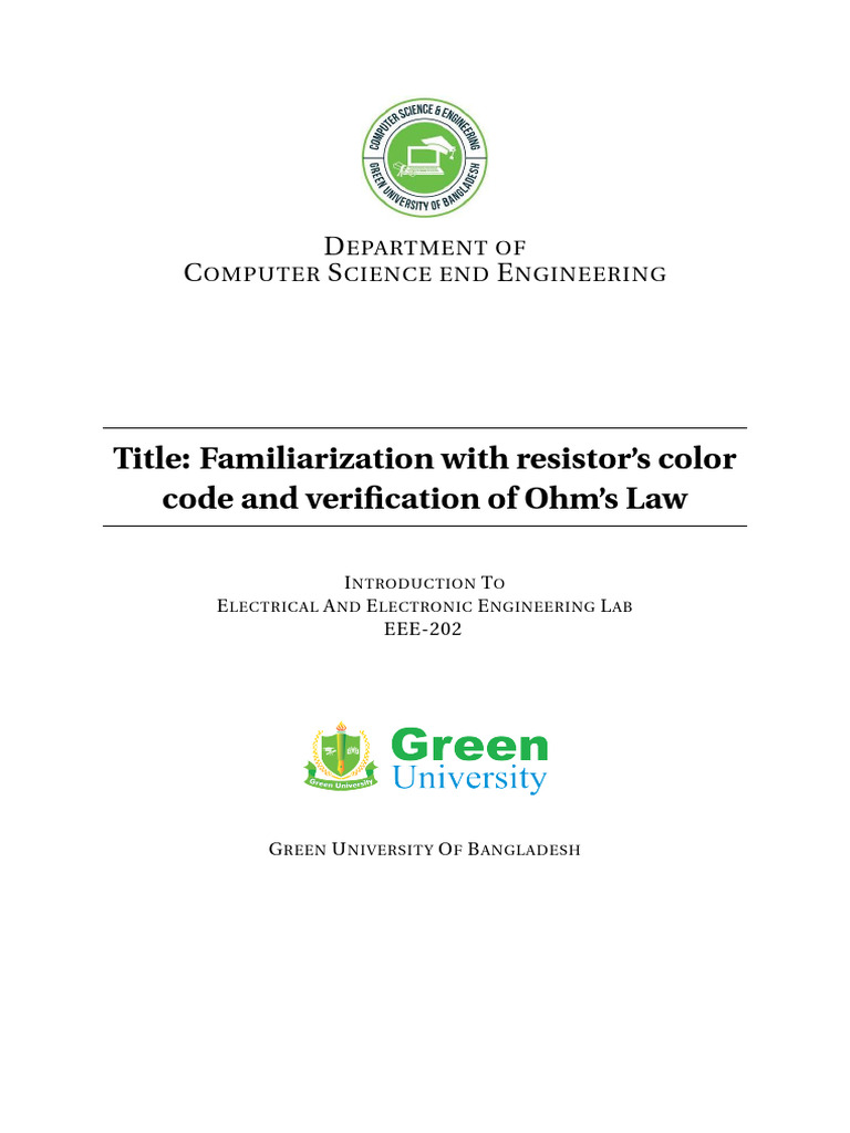 Lab Manual - EEE 202-Pages (Exp - 01-Exp - 05) | PDF