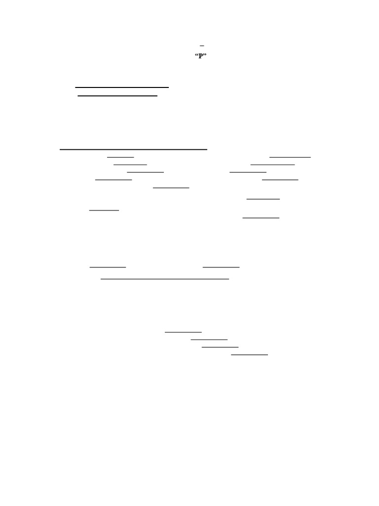 Form P | PDF