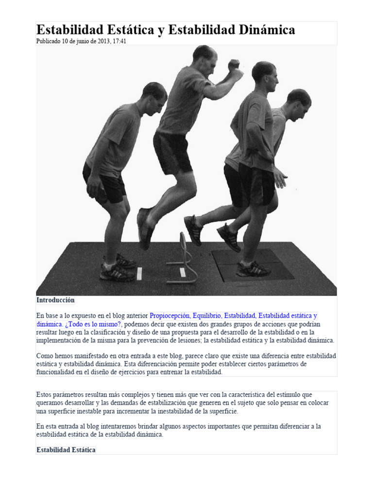Estabilidad Estatica y Estabilidad Dinamica 2952300079 | PDF