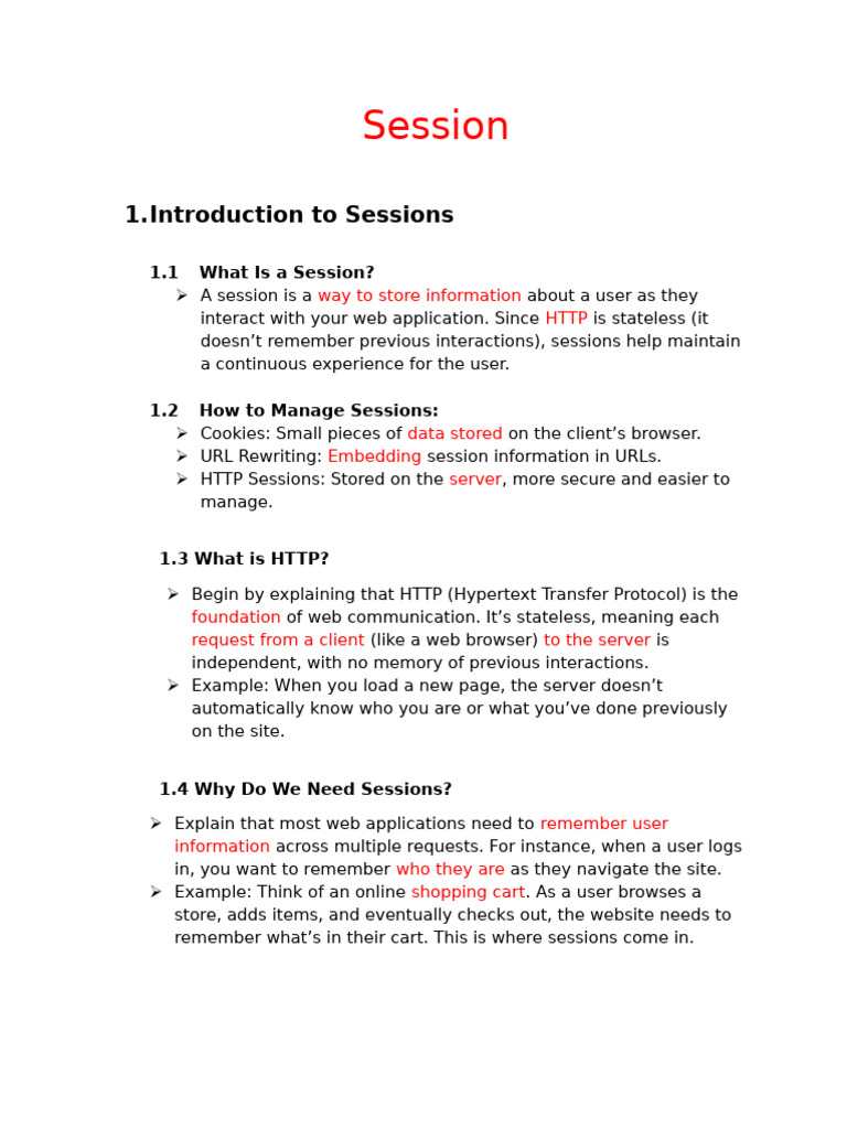 J2ee Session | PDF