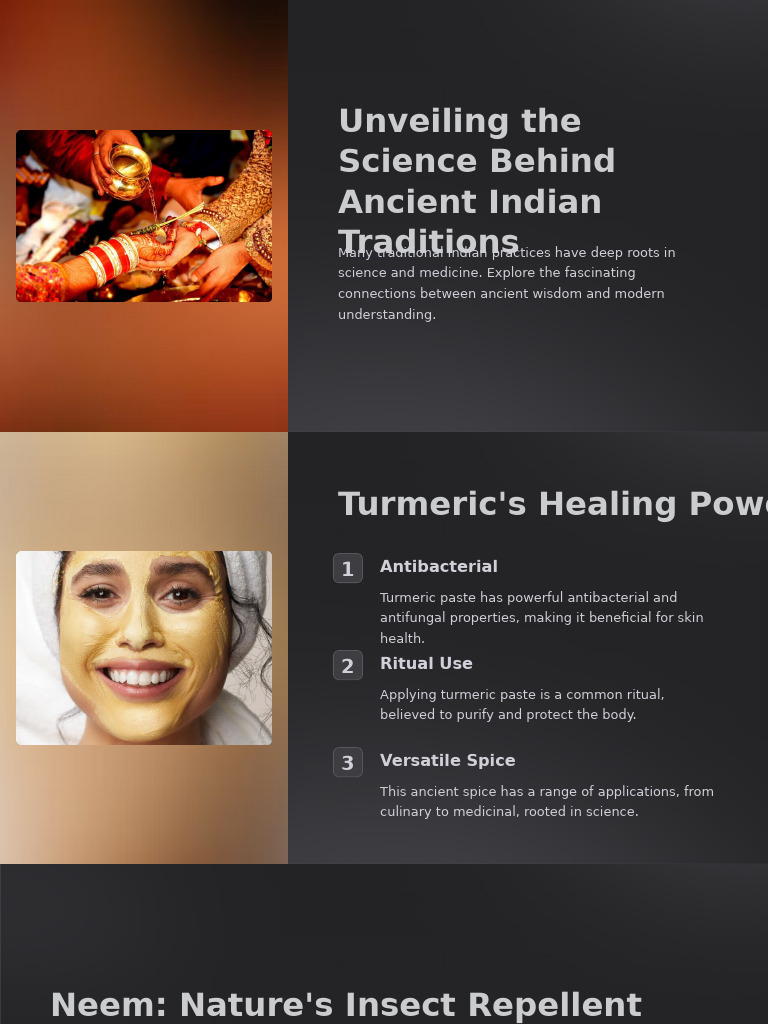 Unveiling The Science Behind Ancient Indian Traditions | PDF