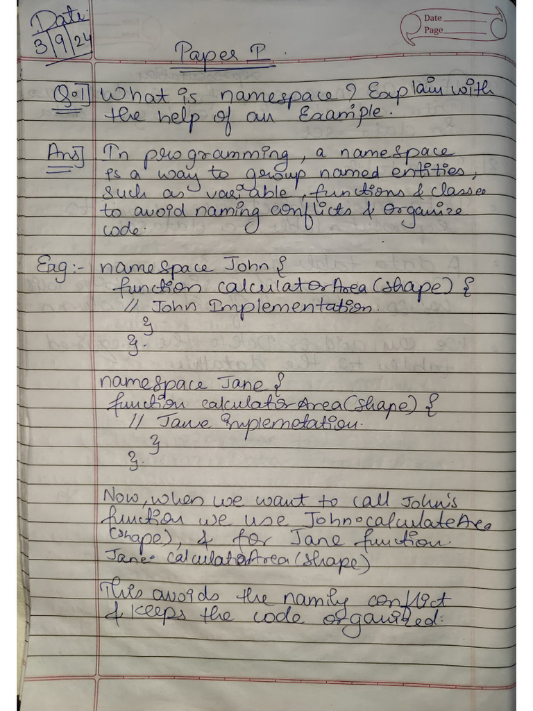 AWP PAPER SOLUTION UNIT 1 | PDF