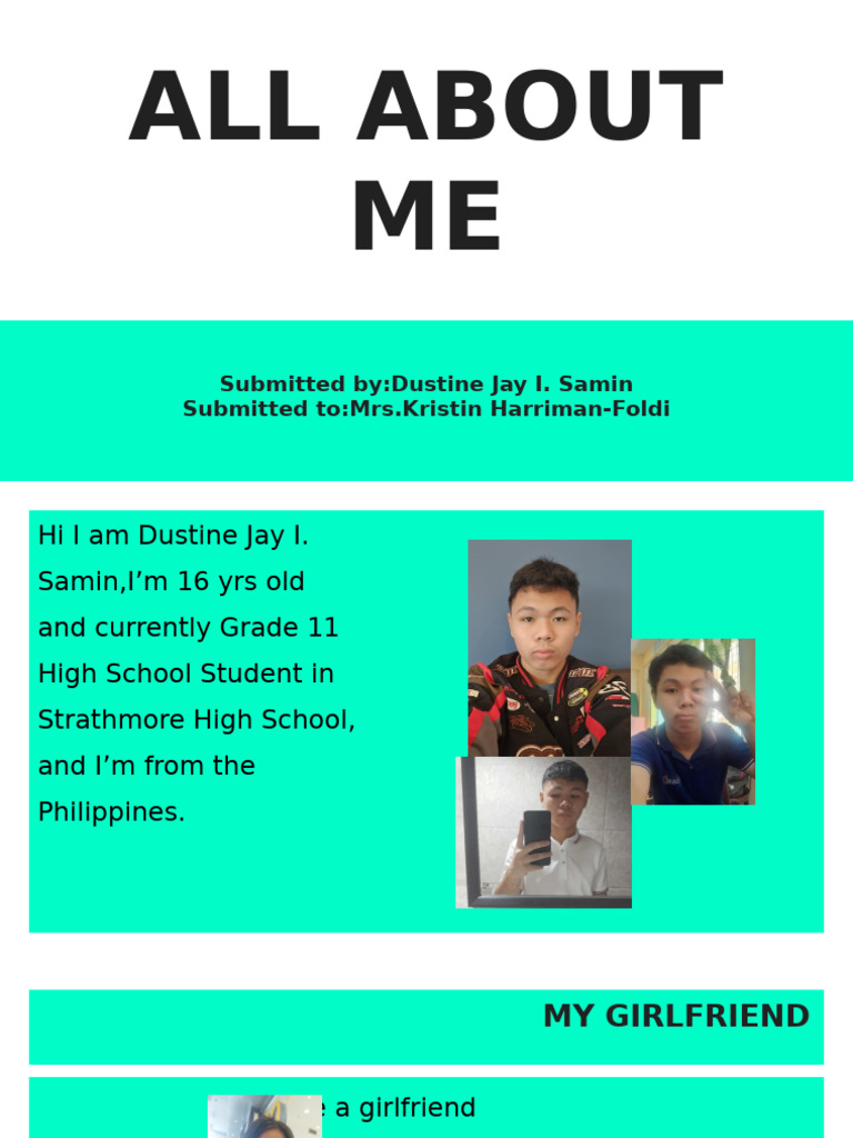All About Me | PDF