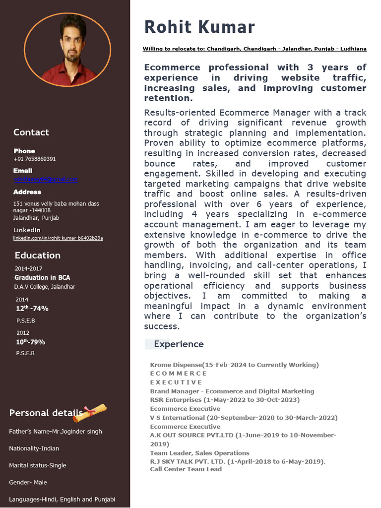 rohit kumar resume | PDF