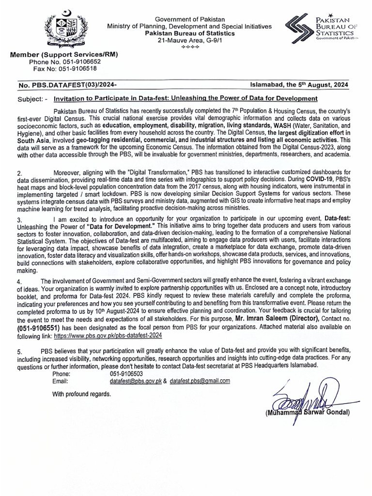 General Letter For Email | PDF