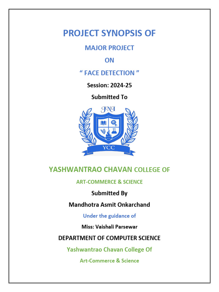 Project Synopsis of | PDF