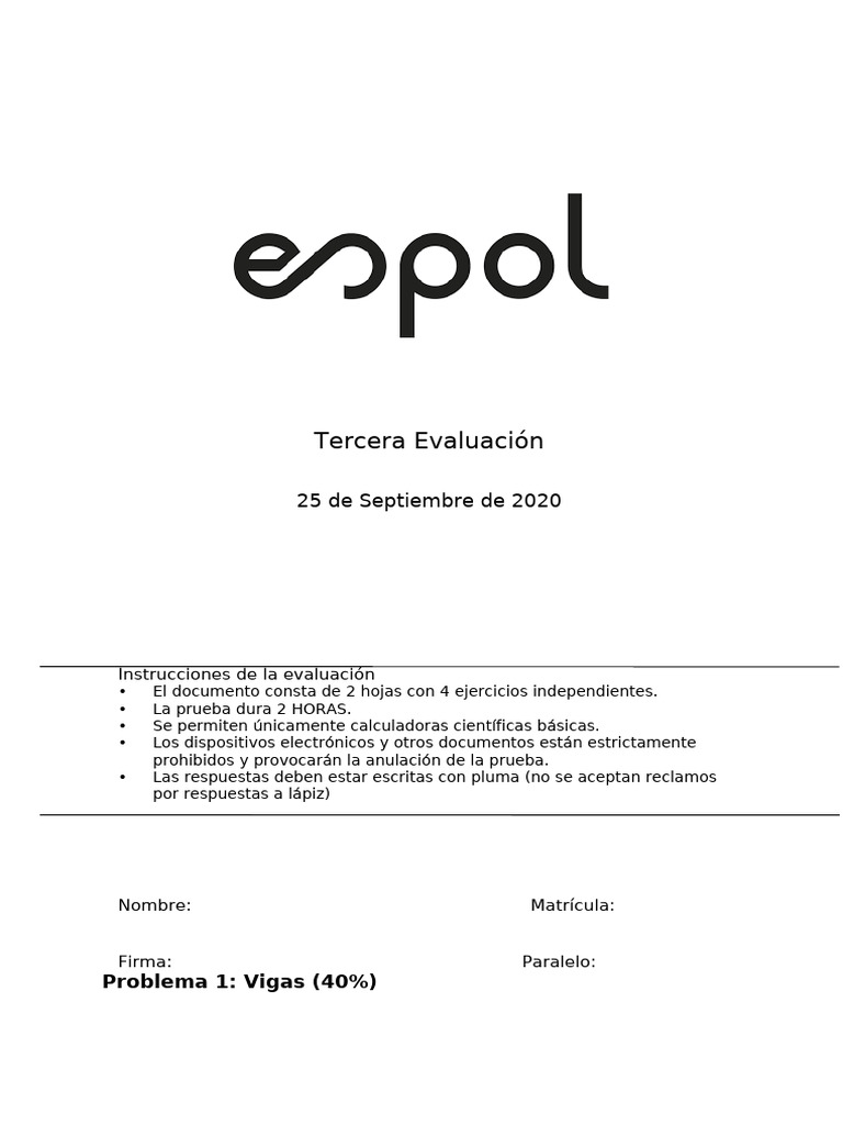 EXA-2020-1S-MV SOL - Mejora | PDF | Métodos y materiales de enseñanza