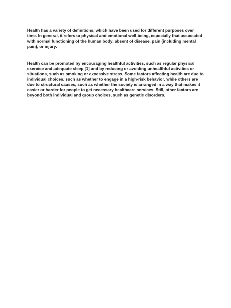 Health Pdf