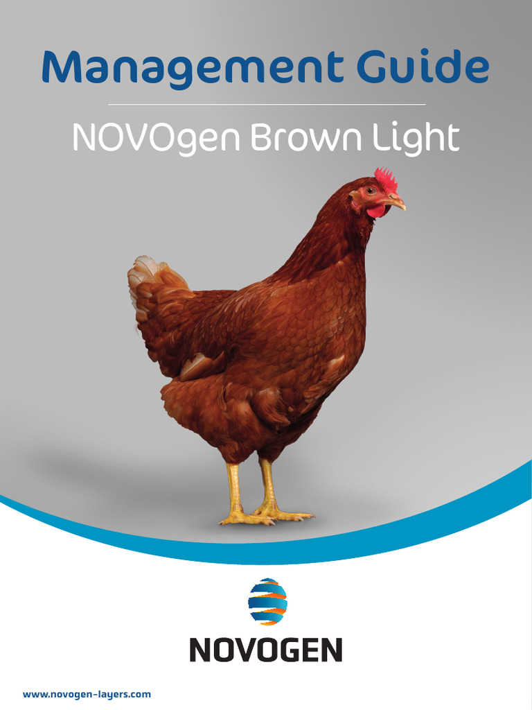 NOVOgen Brown Light Management Guide | PDF | Birds | Chicken