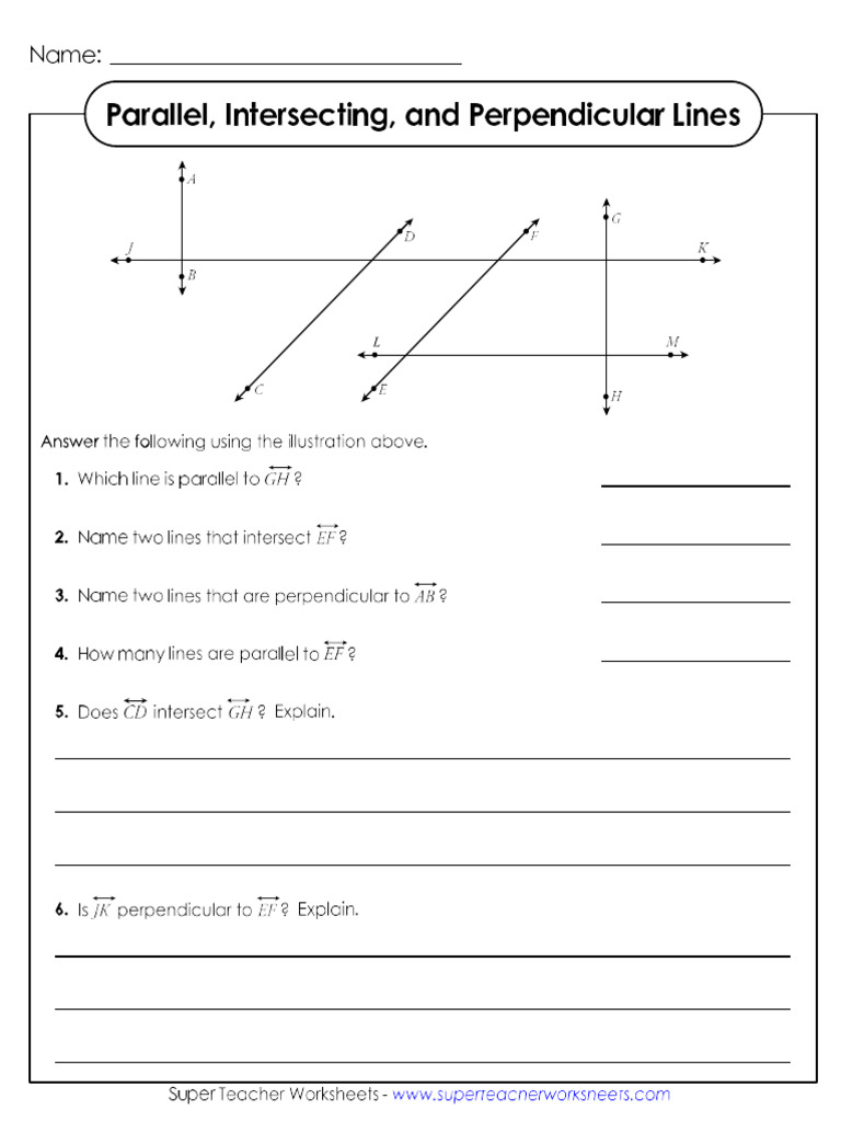 Parallel Intersecting Perpendicular 2 | PDF