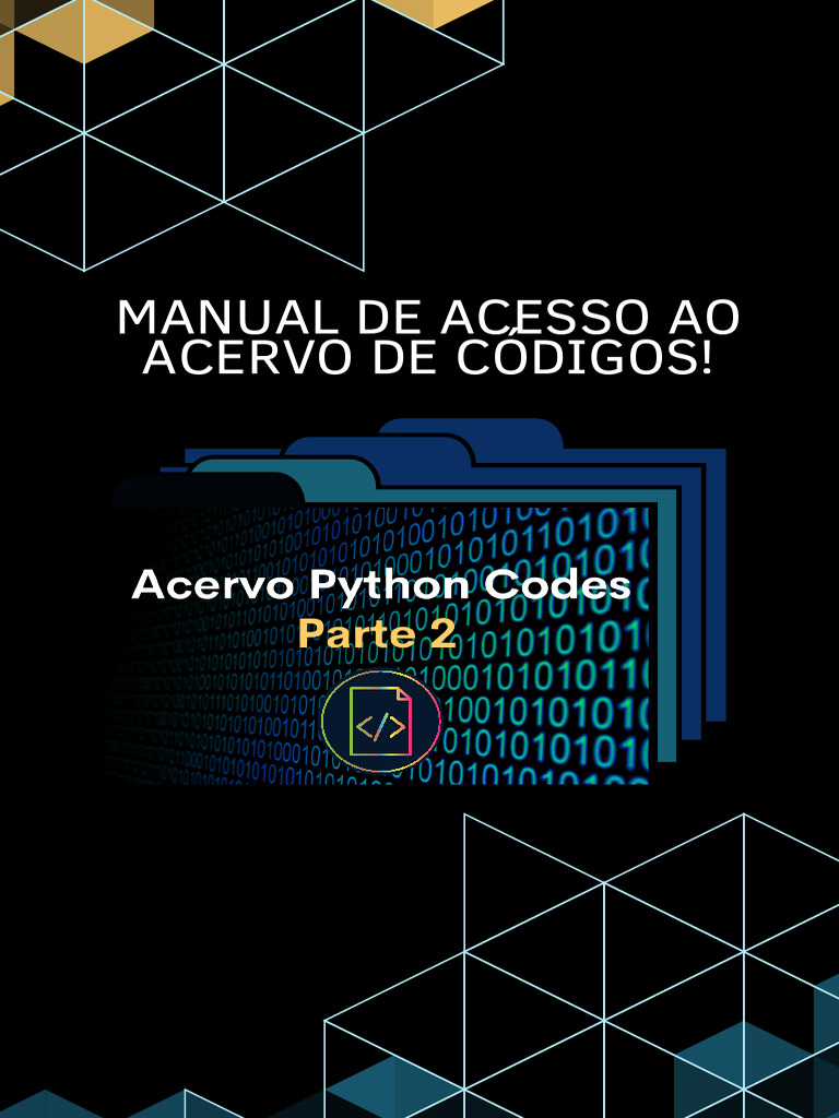 Cópia de Manual Acervo Python Codes | PDF