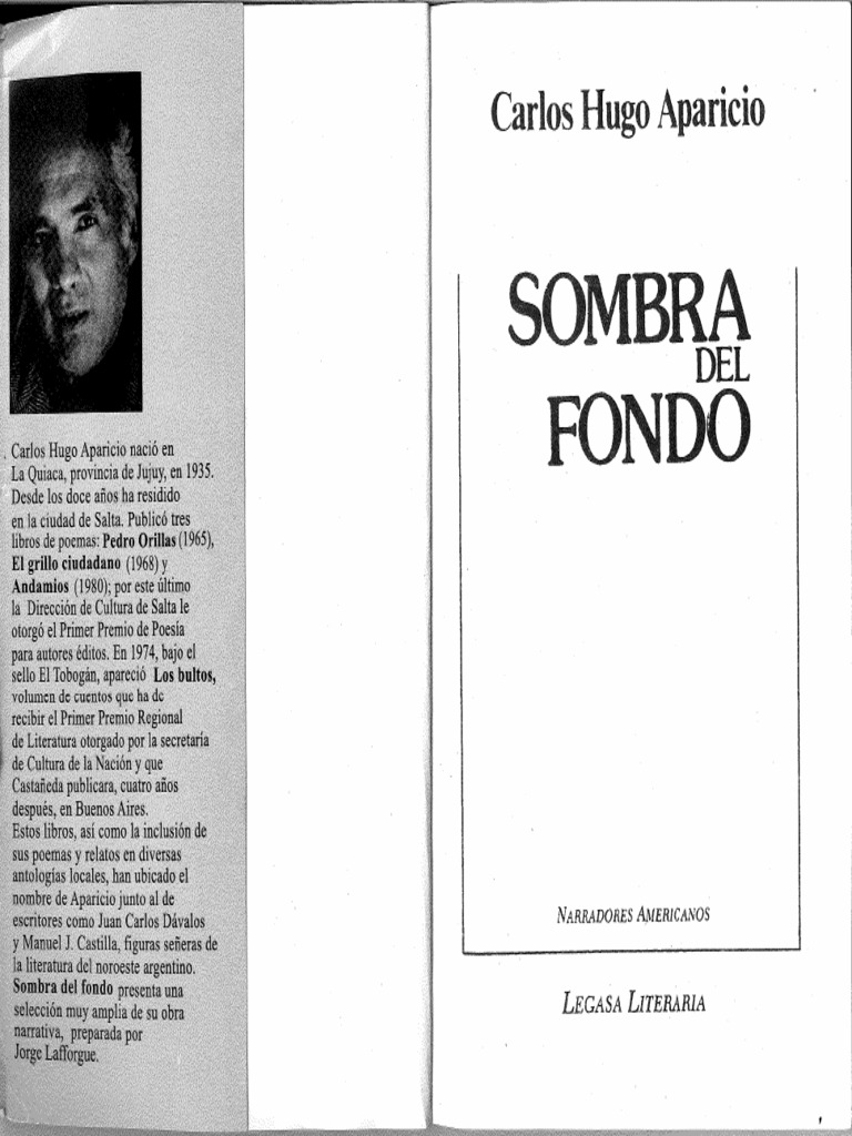 Carlos Hugo Aparicio - Sombra de Fondo | PDF