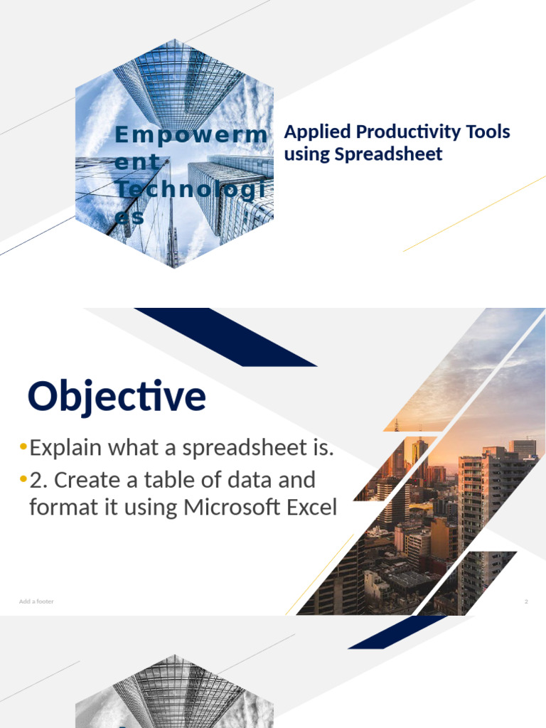 Applied Productivity Tools | PDF