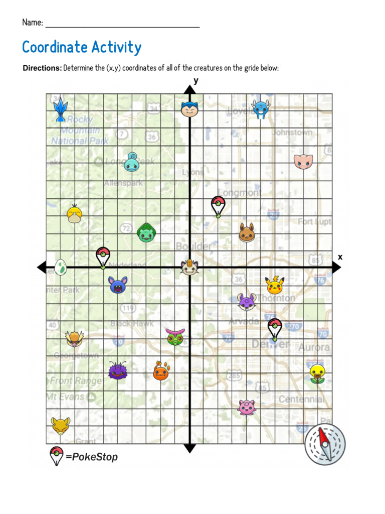 Pokemon-Coordinate-Point-Activity | PDF