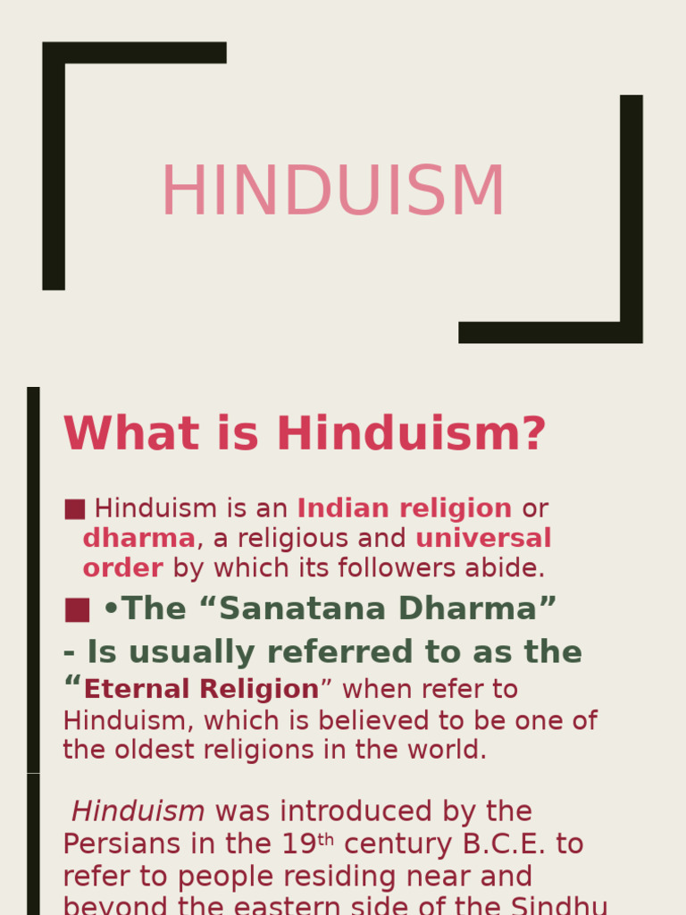 Hinduism 4 | PDF