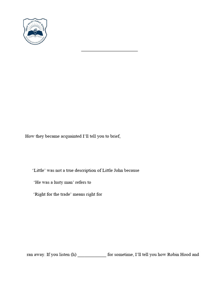 Topic Unseen Passage | PDF