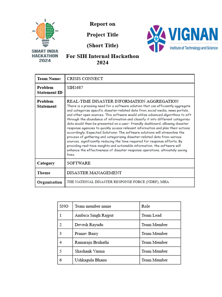Sample Documentation Format | PDF