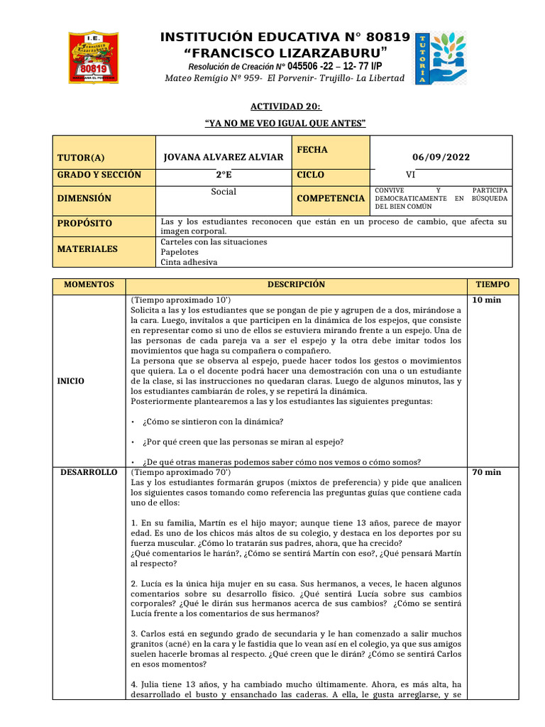 ACTIVIDAD 20 | PDF
