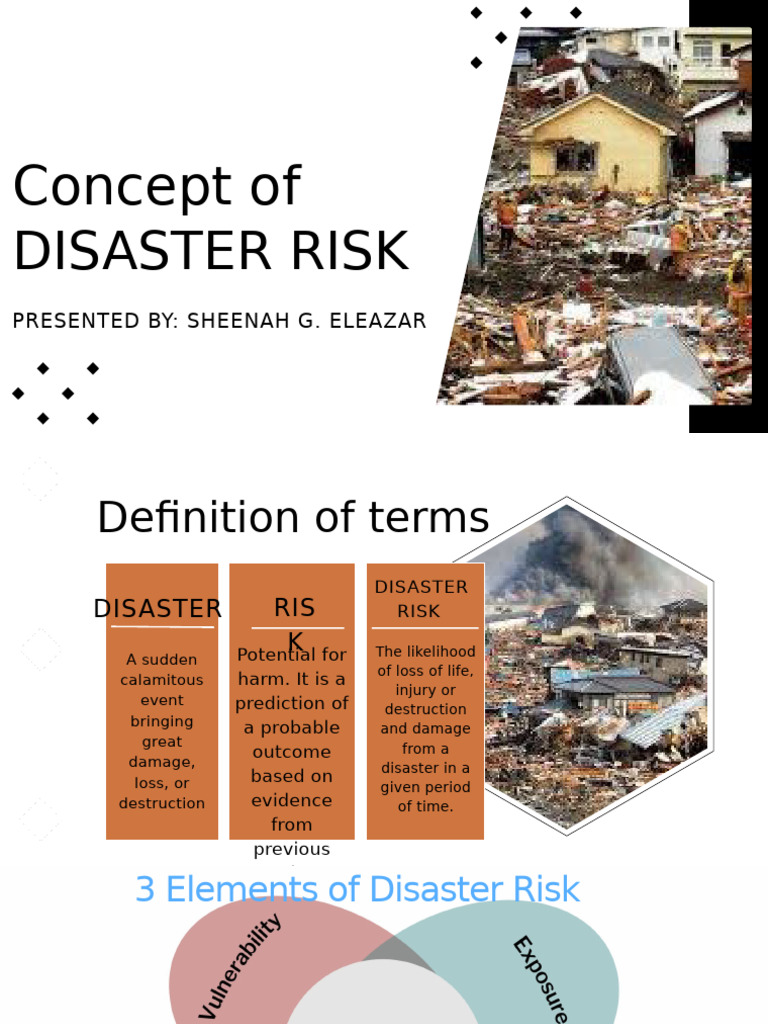 Concept Of: Disaster Risk | PDF