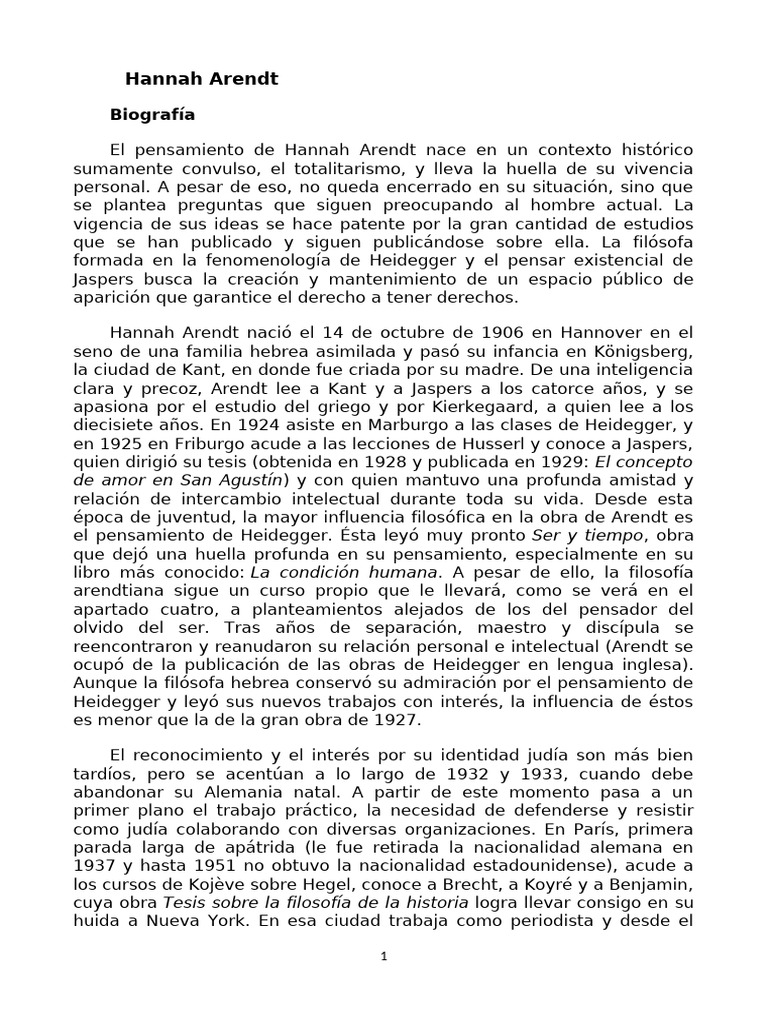 Hannah Arendt | PDF