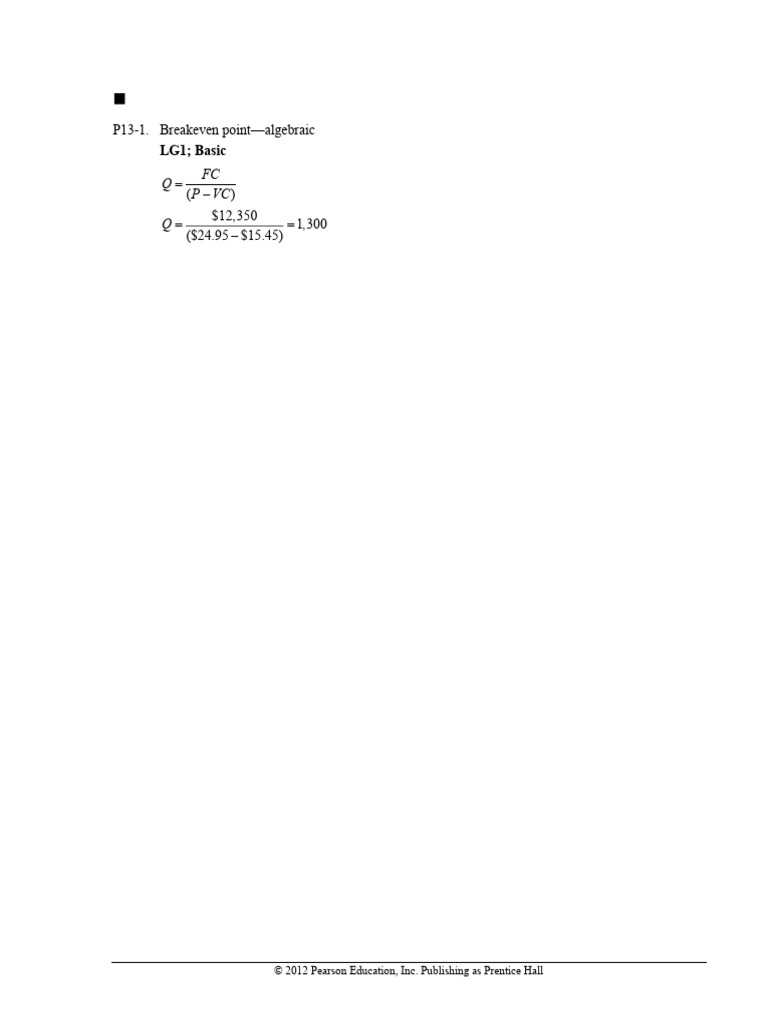 Ch 13 Leverage | PDF