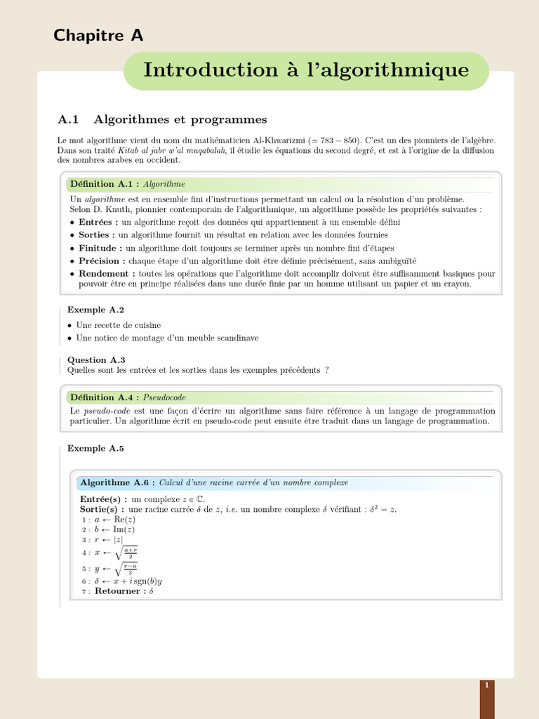 Chapa Algorithmique | PDF