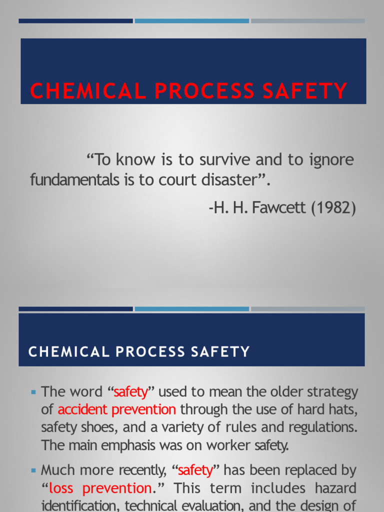 Industrial Safety | PDF