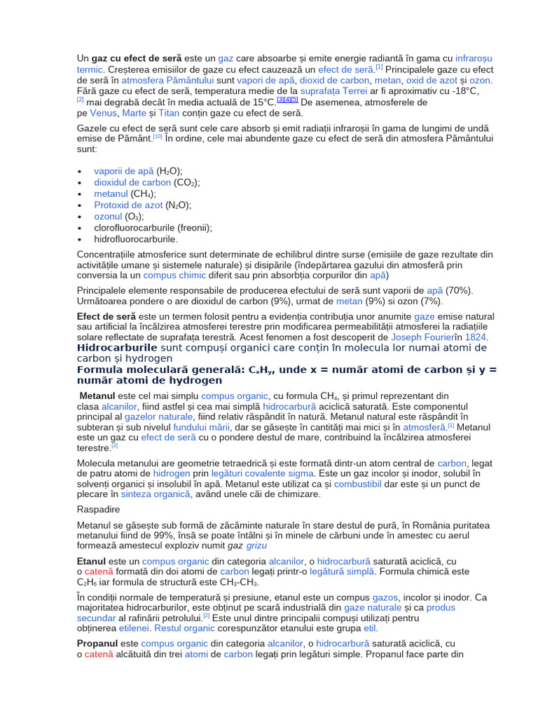 Chimie Hidrocarburi | PDF