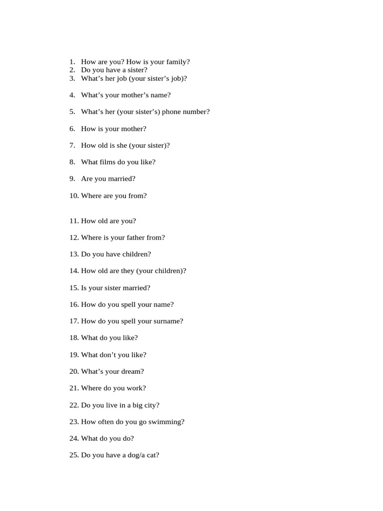 Revision Questions To Learn | PDF