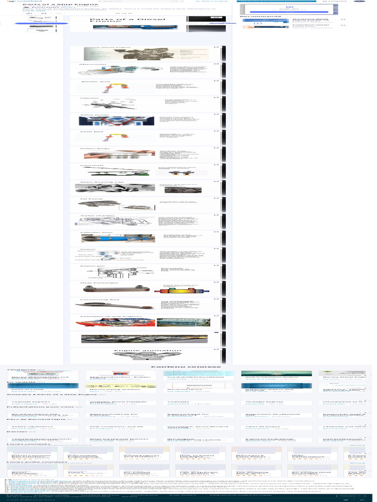 Parts of A Ship Engine | PDF