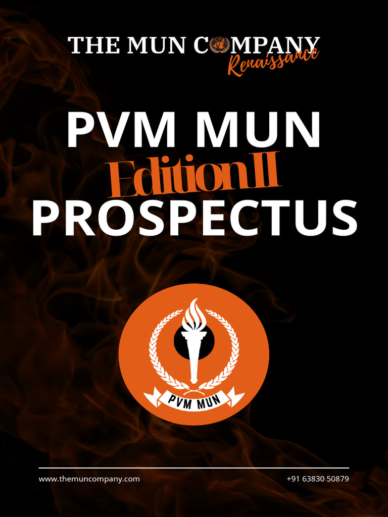PVM MUN Edition II - Brochure | PDF
