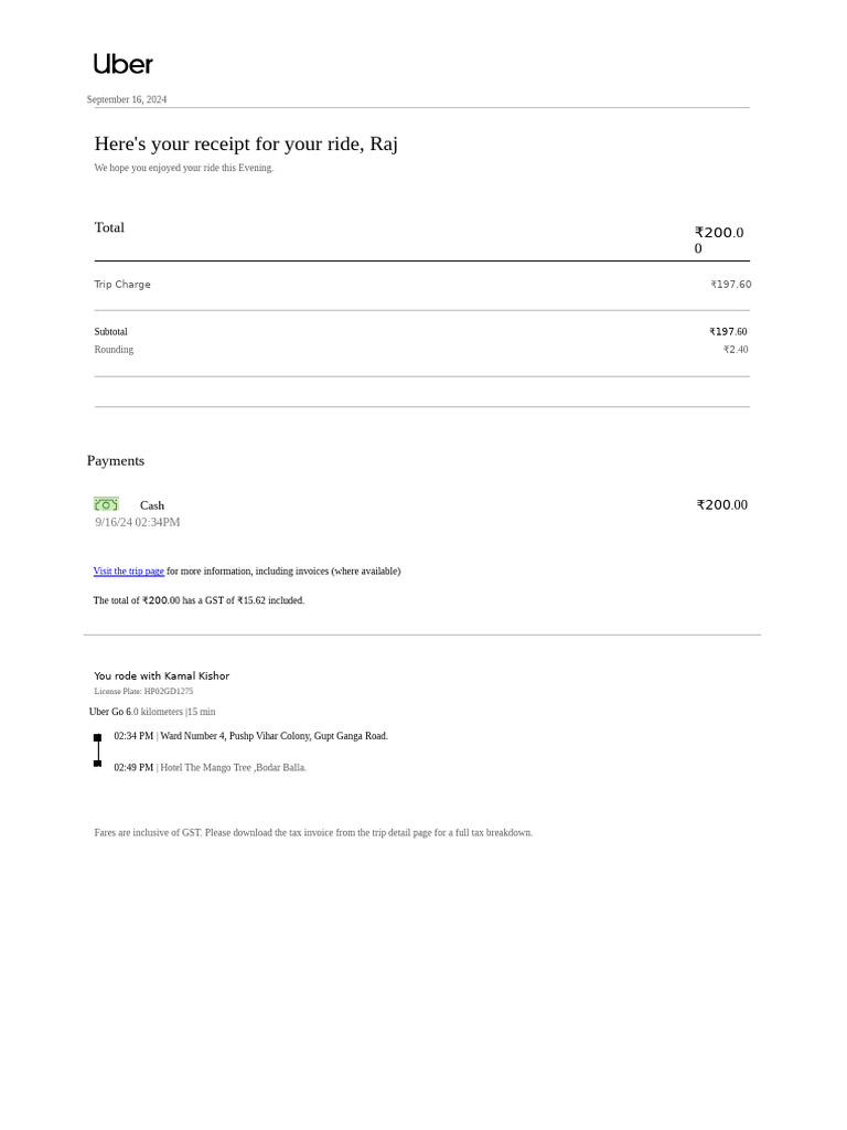 Uber FROM School TO STAY Day 1 PDF
