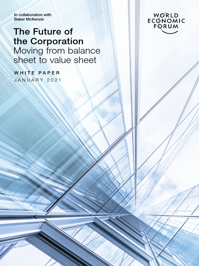 WEF The Future of The Corporation 2021 | PDF