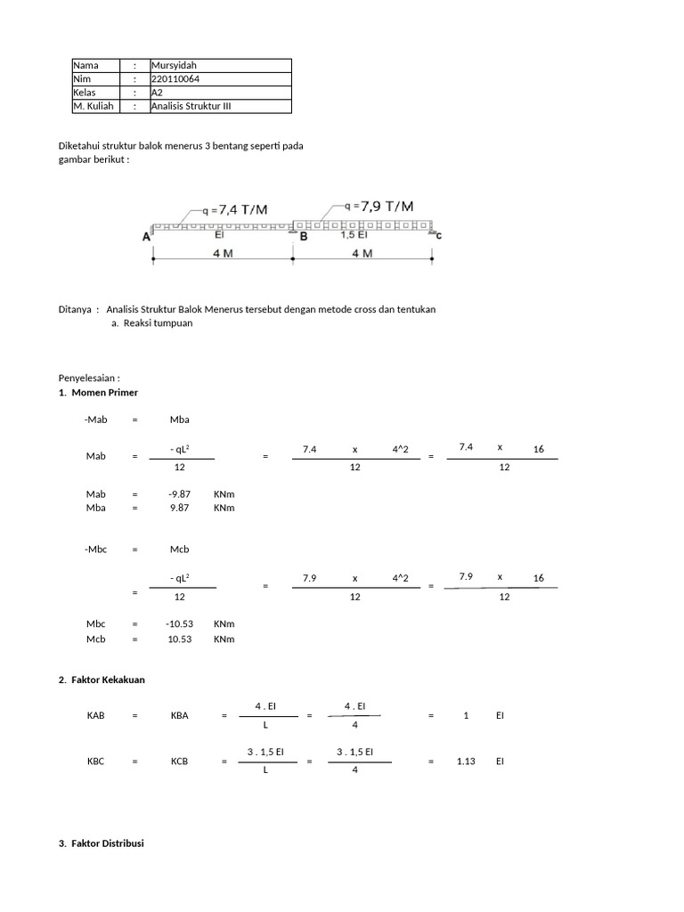 Tugas 2 Anstruk III Mursyidah 220110064 A2. | PDF