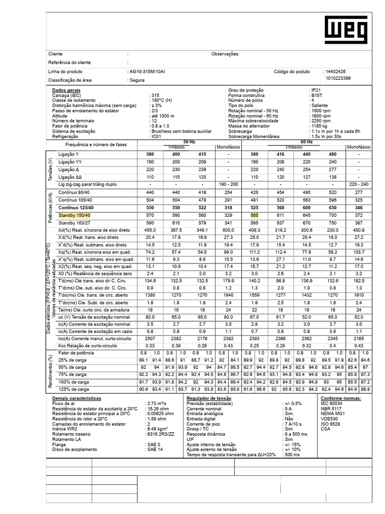 DS14402426 750kVA 480 | PDF