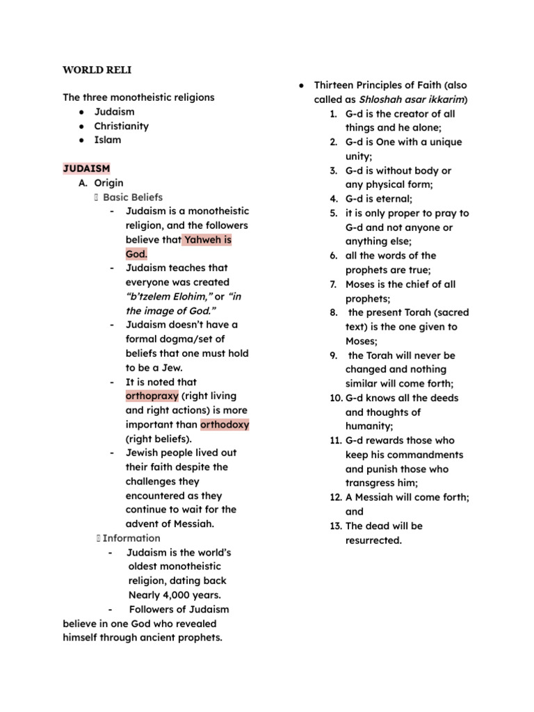 World Religions | PDF