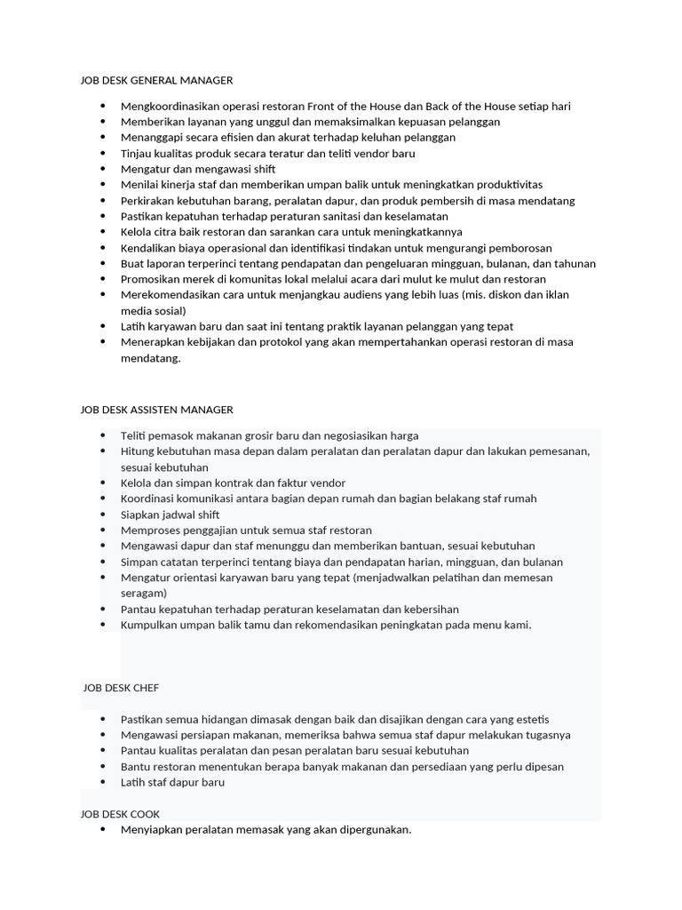 Job Desk Pirate | PDF