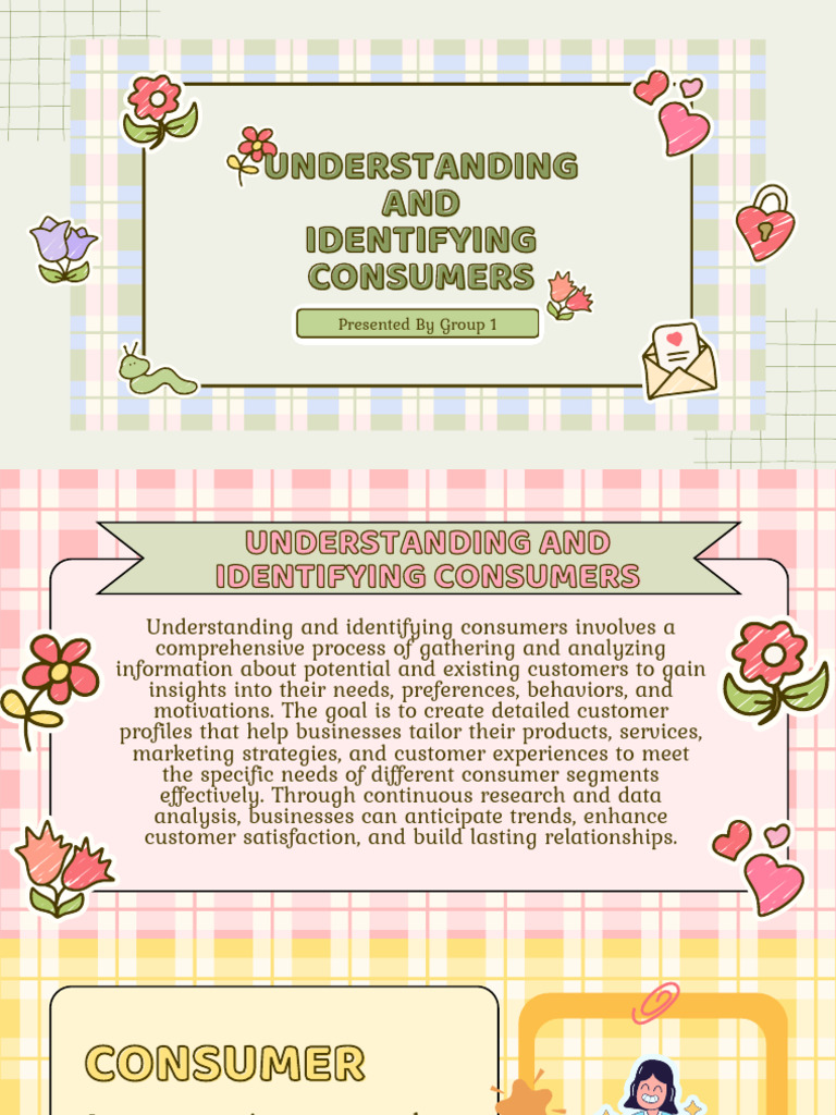 Understanding and Identifying Consumers - PDF 1 | PDF