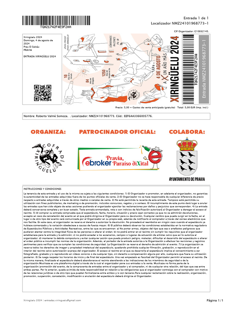 Entrada Xirin | PDF