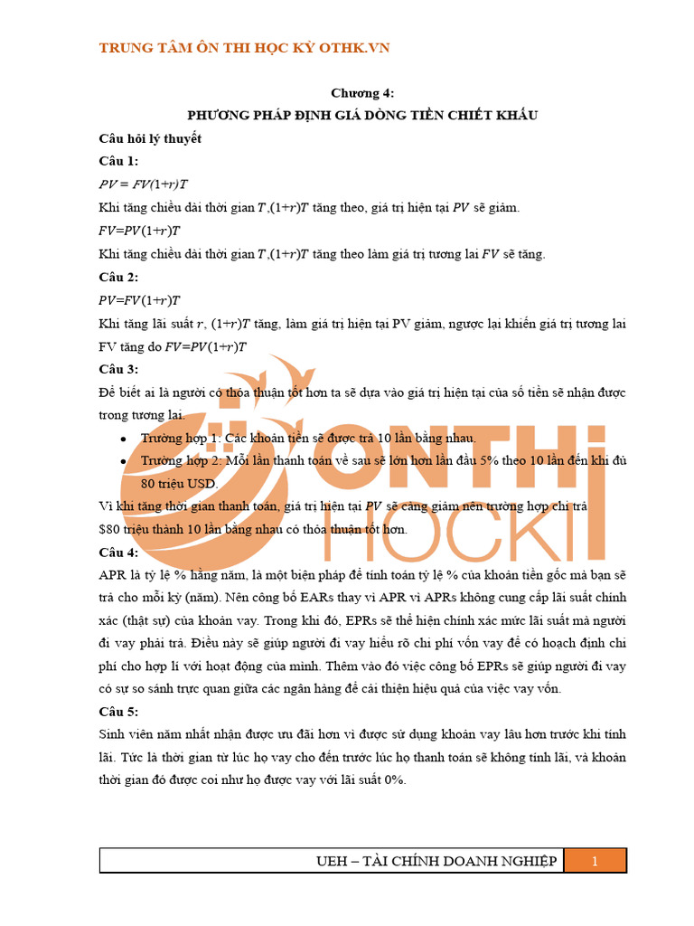 Giải BT Giáo Trình C4 | PDF