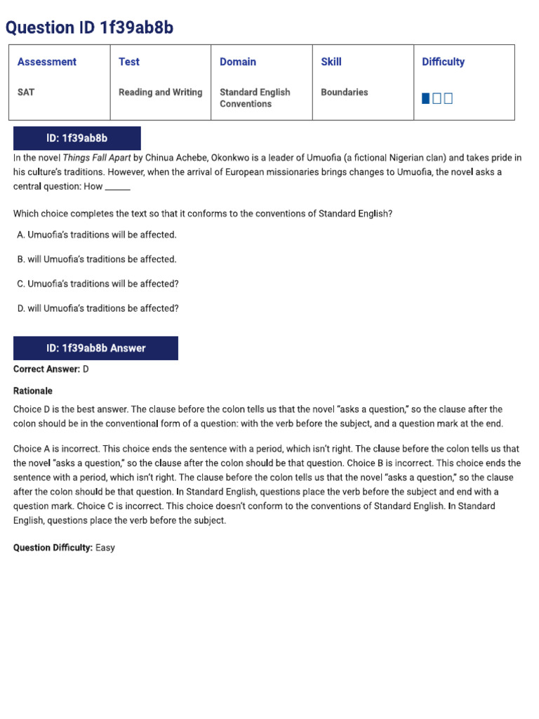 Boundries Easy SAT | PDF