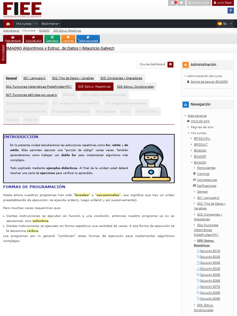 Tema - S05 - Estruc. Repetitivas | PDF