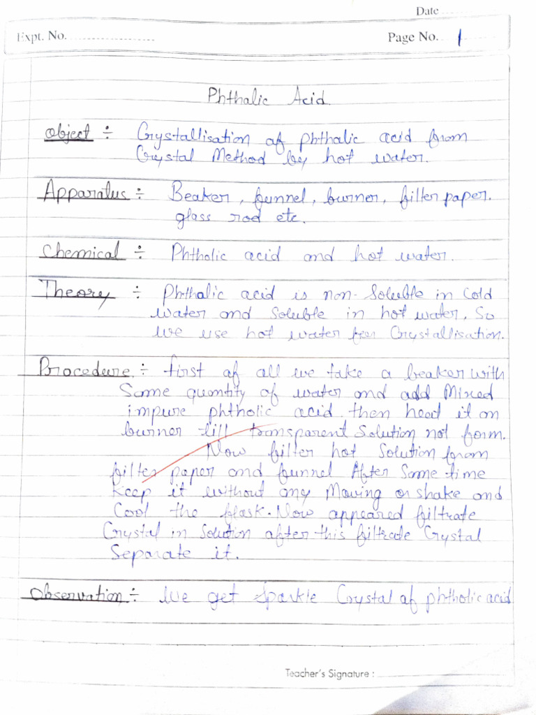 (English medium )chemistry practical record | PDF